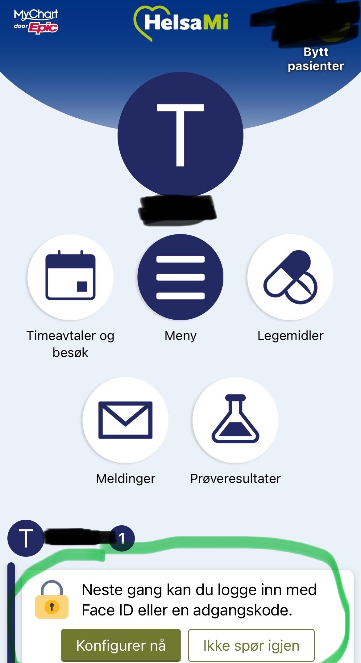 Helsa mi med Face-ID - Os kommune