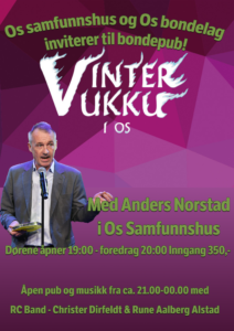 Vintervukku: Foredrag med Anders Norstad og pub i Fensal med RC Band ...